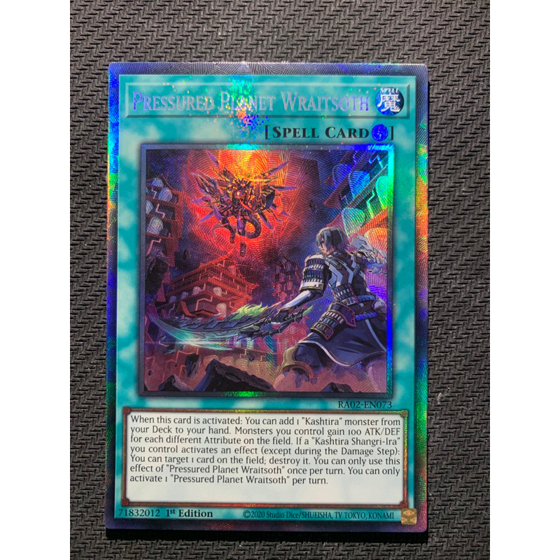 Thẻ Bài Yu-Gi-Oh! RA02-EN073 Pressured Planet Wraitsoth | Shopee Việt Nam