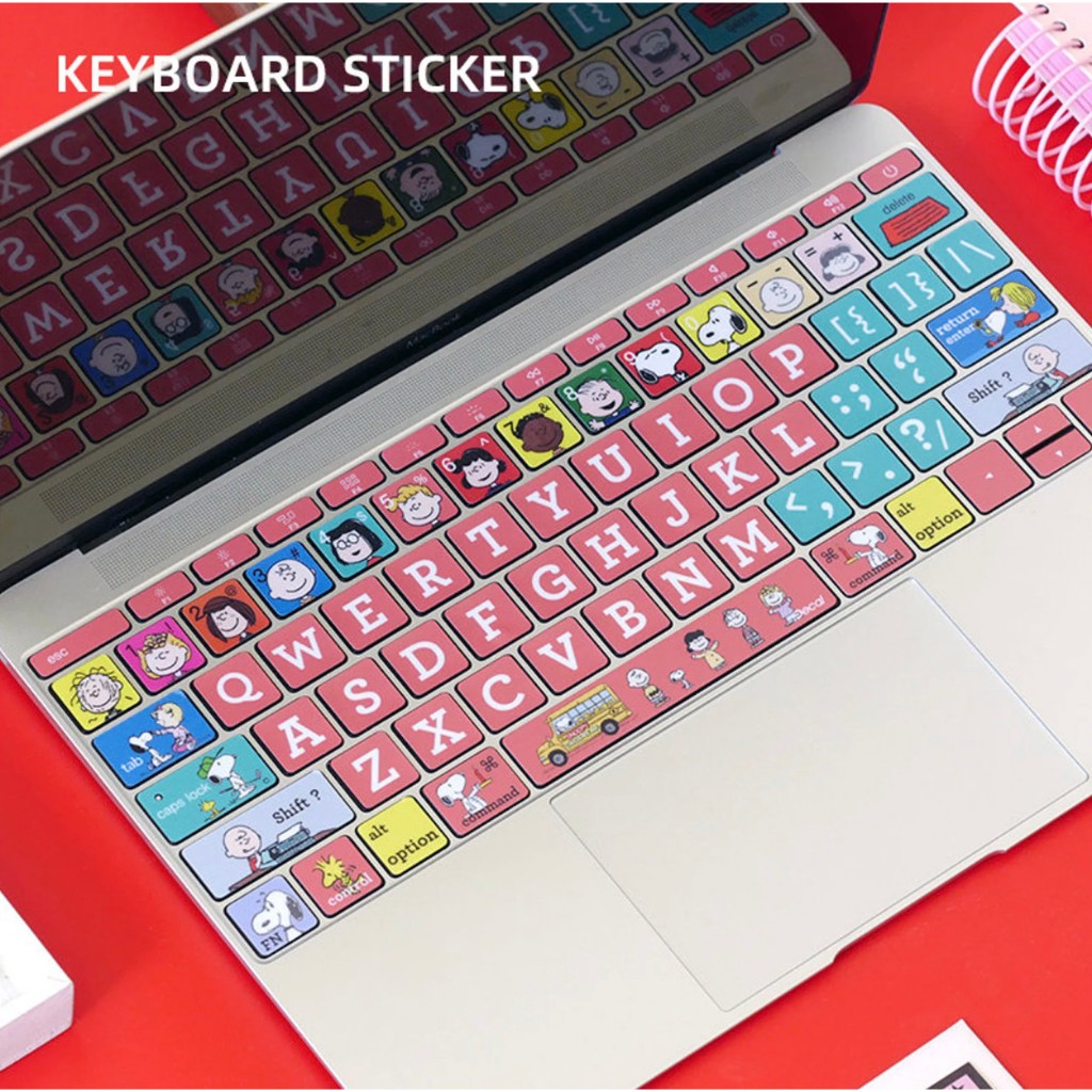 Miếng Dán Trang Trí Bàn Phím Laptop Macbook - Bản hoạt hình cute ...