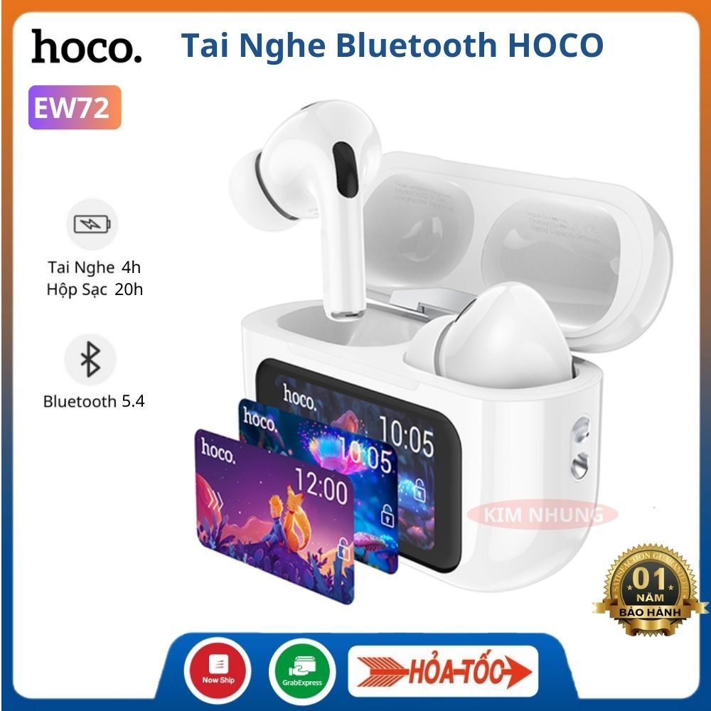 Tai nghe bluetooth Hoco EW72 tai nghe nhét tai khử ồn có mic đàm thoại ...