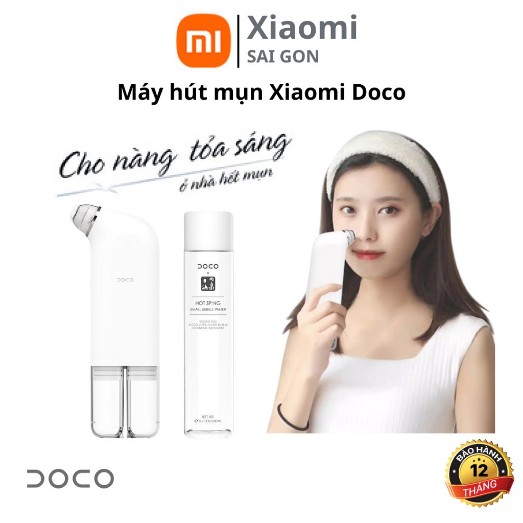 Máy hút mụn Xiaomi DOCO, hút sạch mụn đầu đen, mụn cám, loại bỏ mụn và bã nhờn hiệu quả trên bề ...