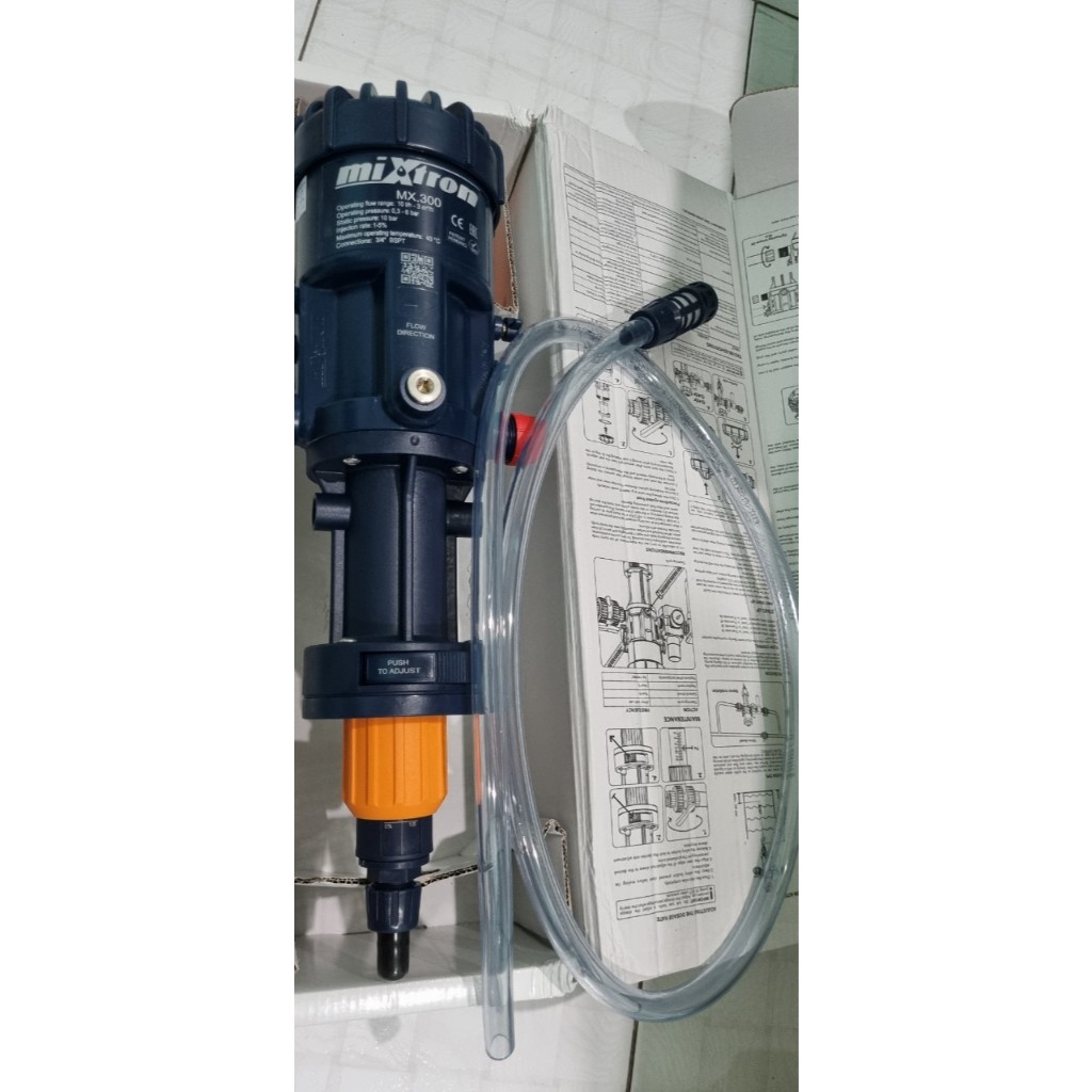 Máy châm phân, chất dinh dưỡng tự động Mixtron MX.300.P150, tỉ lệ 1-5%, lưu lượng nước 3000 lít ...