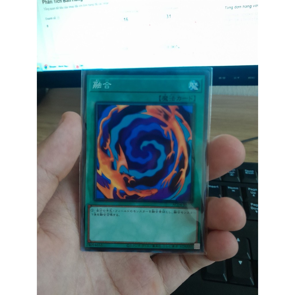 [ 16072024 ] Thẻ bài Yugioh OCG chính hãng Polymerization - AC04-JP056 | Shopee Việt Nam