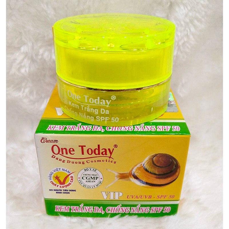 KEM ỐC SÊN TRẮNG DA CHỐNG NẮNG KEM ONE TODAY | Shopee Việt Nam
