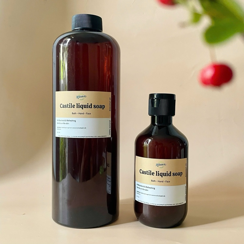 1 lít Xà phòng thuần tự nhiên dầu dừa dạng lỏng_ castile liquid soap ...