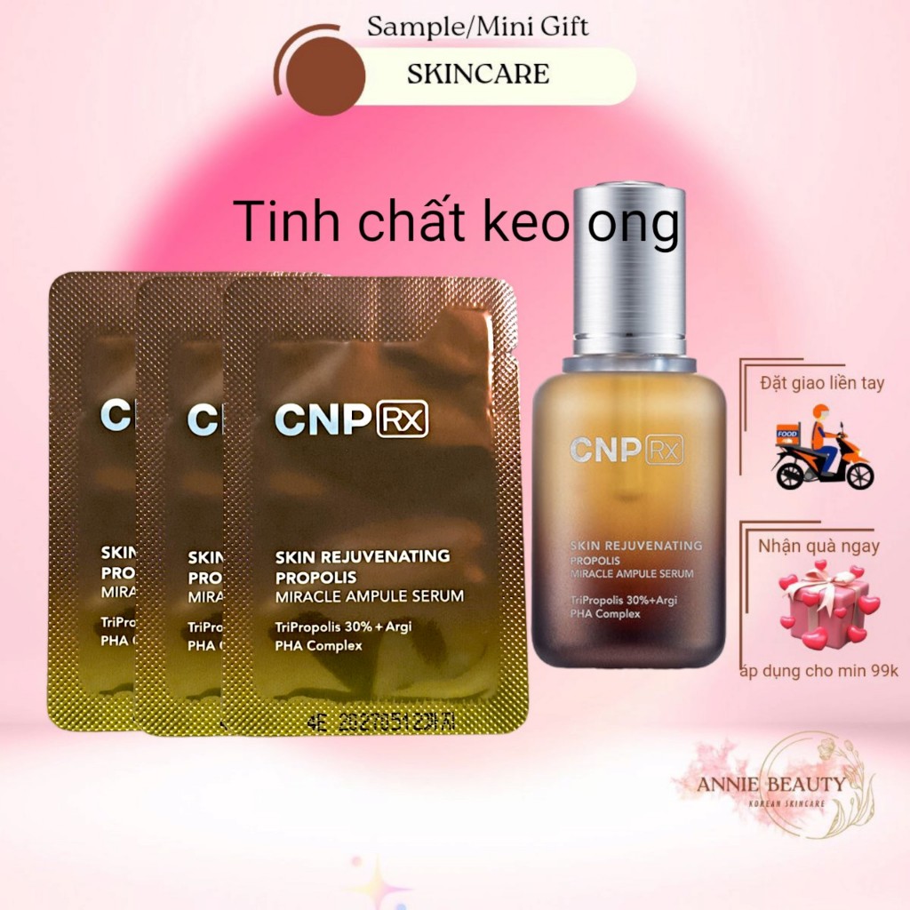 (30 gói) Tinh chất keo ong CNP Rx Skin Rejuvenating tái tạo, phục hồi ...