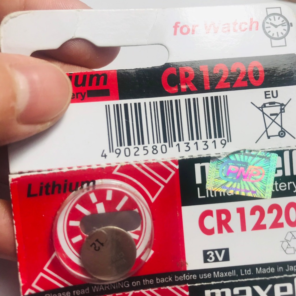 Pin Cmos máy tính CR1220 Maxell 3V 1220 dùng thay thế cho thiết bị ghi ...