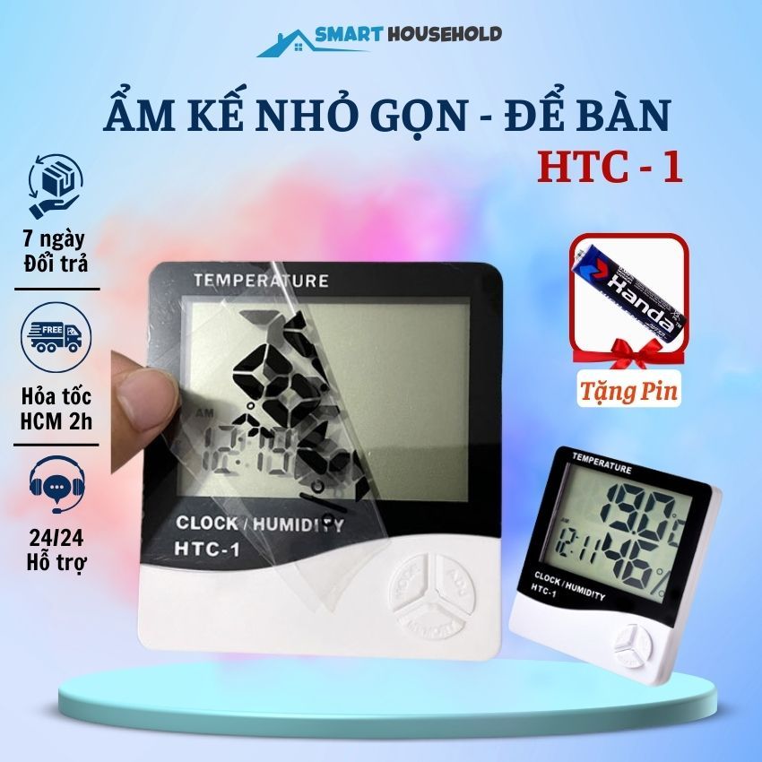 Nhiệt ẩm kế NH Smart House Hold HTC-1 kiểm tra nhiệt độ và độ ẩm cho ...