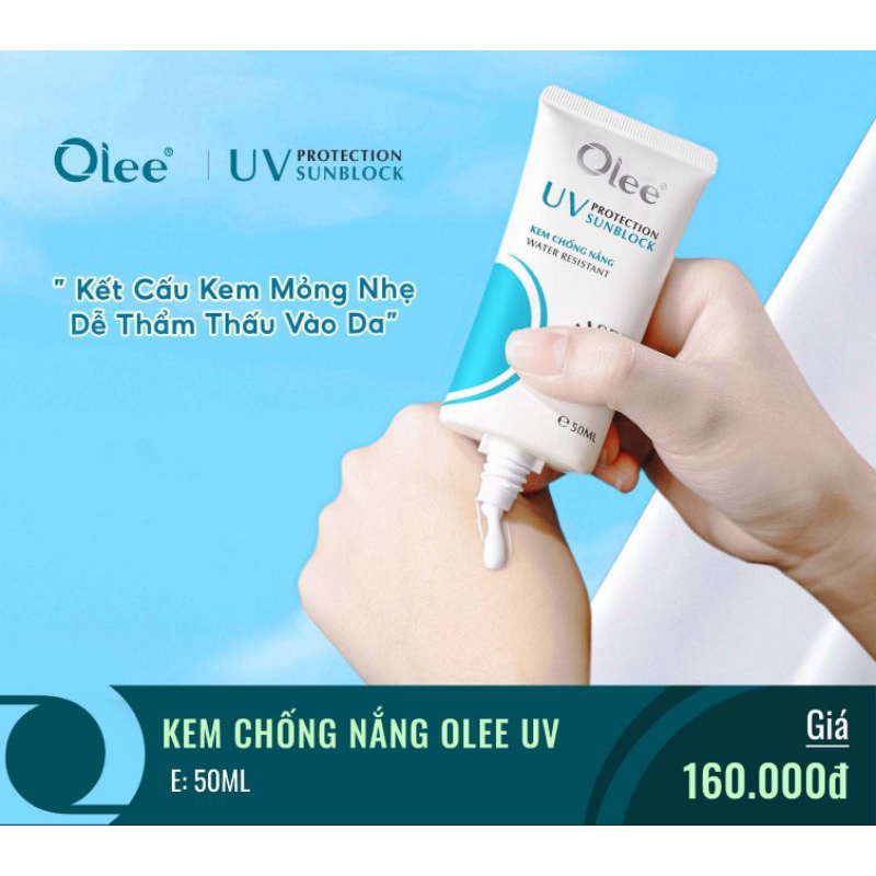 1 chai kem chống nắng olee SPS 50+ kháng nước | Shopee Việt Nam