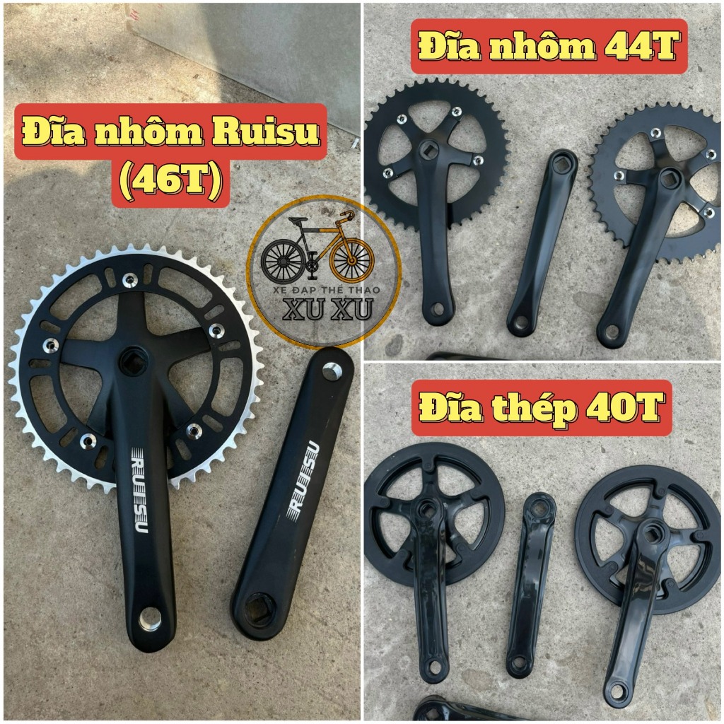 Giò đĩa (đùi dĩa) xe đạp Fixed Gear và Single Speed | Shopee Việt Nam