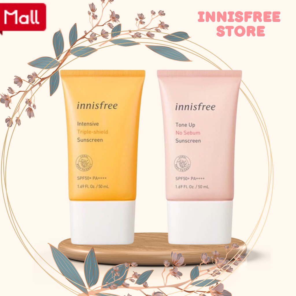 Kem Chống Nắng Nâng Tone, Kiềm Dầu Innisfree Intensive Triple shield/ Tone Up No Sebum SPF 50 ...