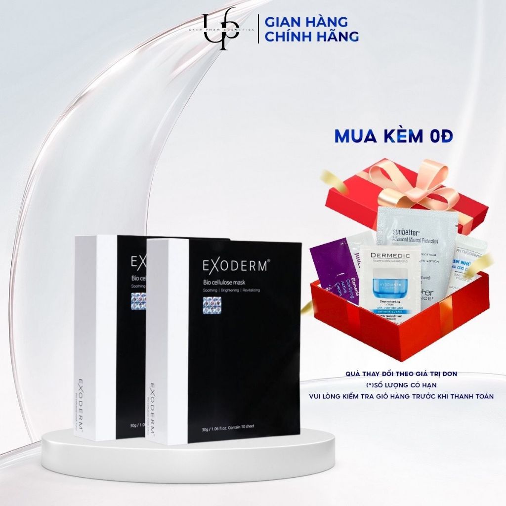 Mặt nạ sinh học Exoderm Bio Cellulose Mask phục hồi, làm dịu và sáng da ...