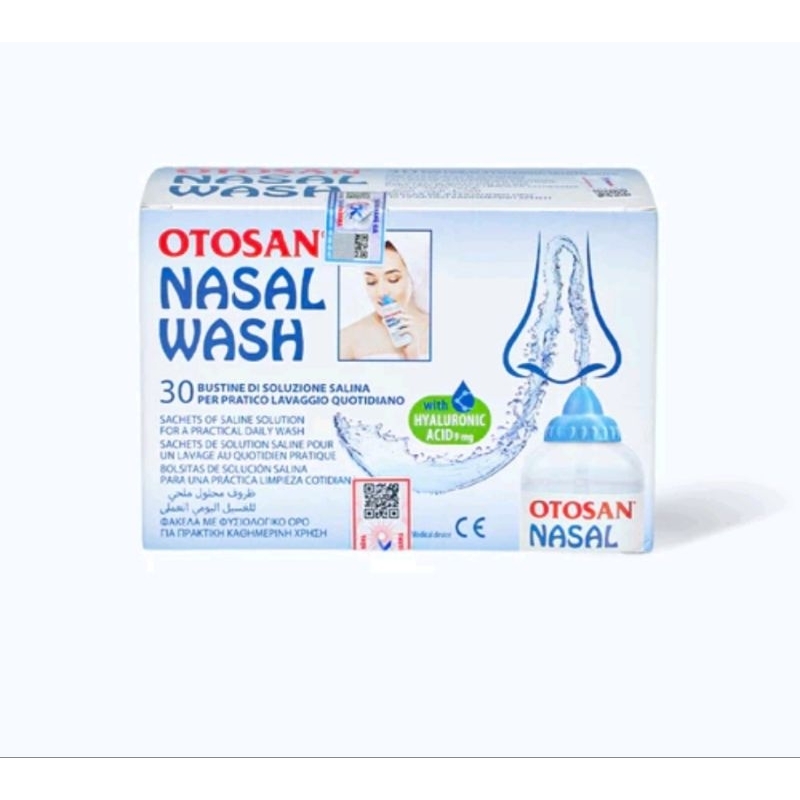 Otosan Nasal Wash chứa 30 gói dung dịch muối.hỗ trợ giảm các triệu ...