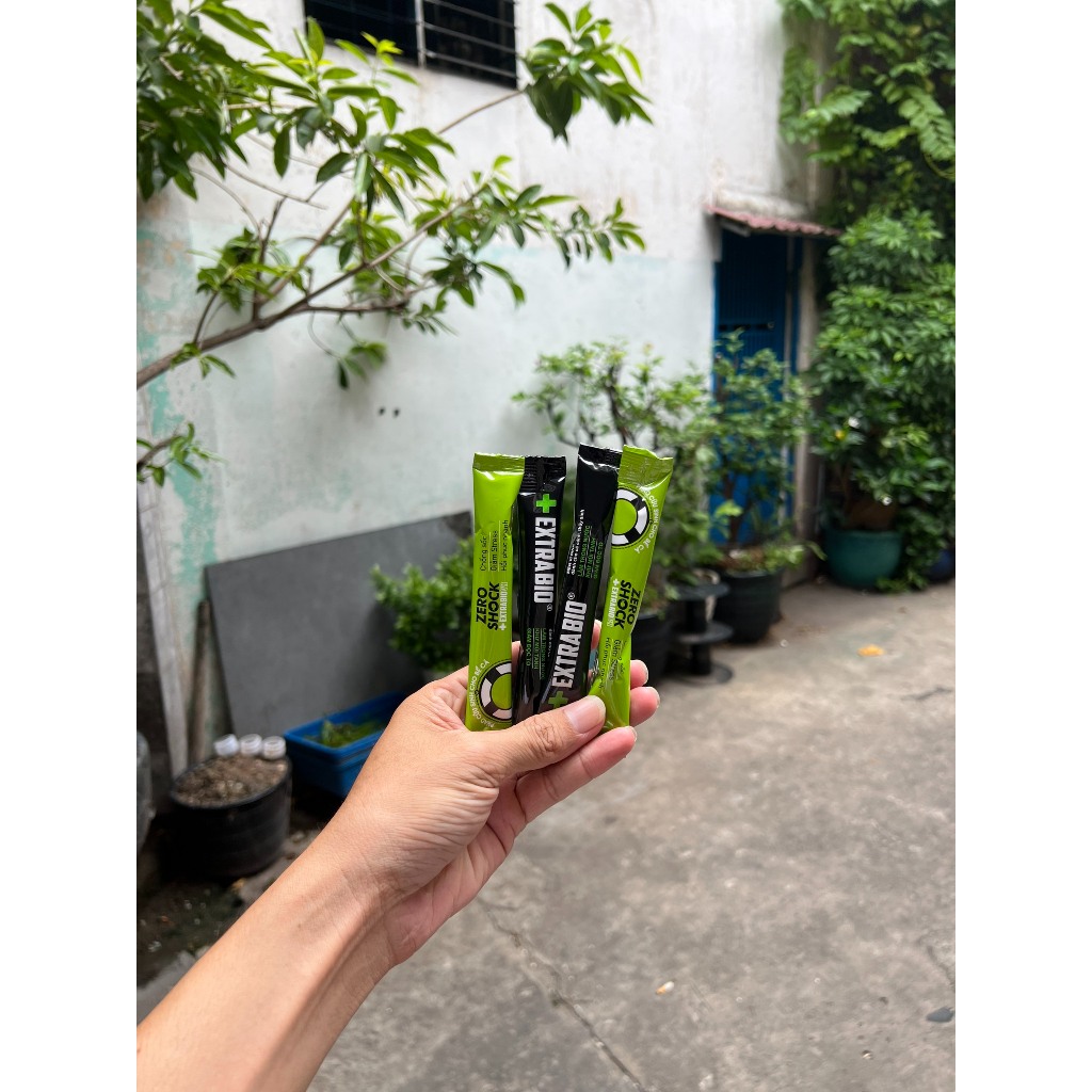 ZERO SHOCK bịch 10ml dung dịch khử nước (khử clo, amonia, giảm stress ...