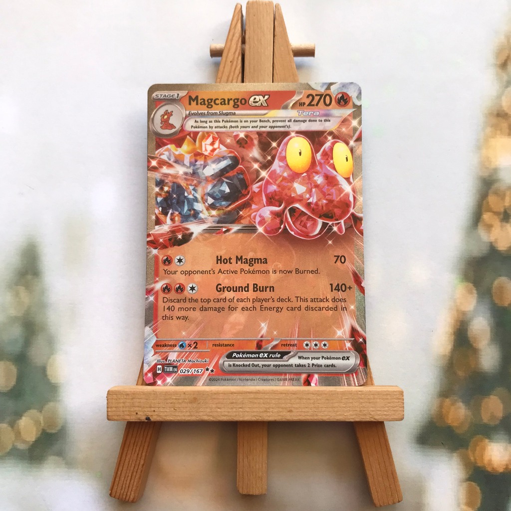 Thẻ hình Pokemon Magcargo ex 029/167 - Lá bài Scarlet & Violet ...