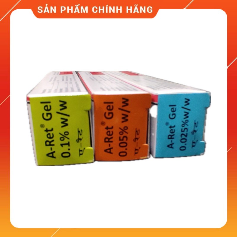 Tretinol Aret USP Tre Ấn Độ 0.025% 0.05% 0.1% Treti.heal gel giảm mụn ...