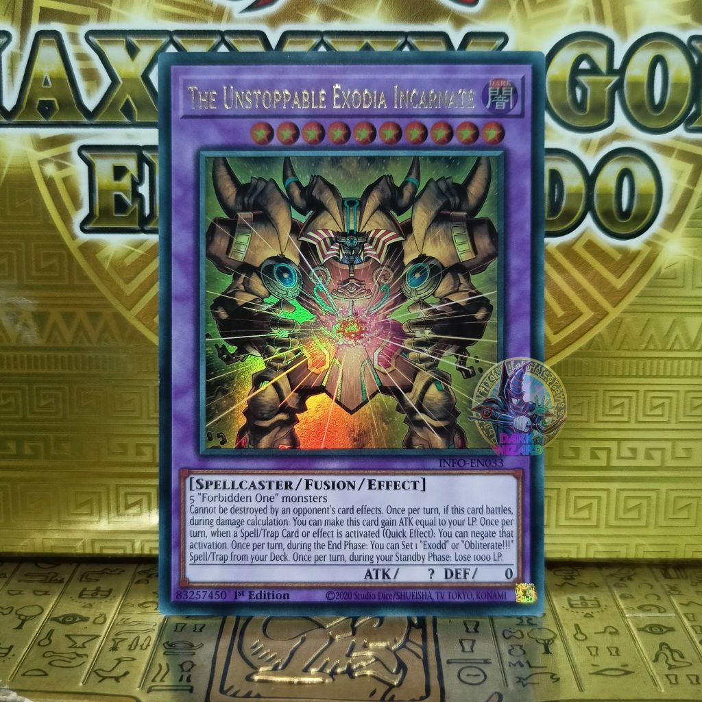 The Unstoppable Exodia Incarnate – INFO-EN033 – Ultra Rare [Thẻ bài ...