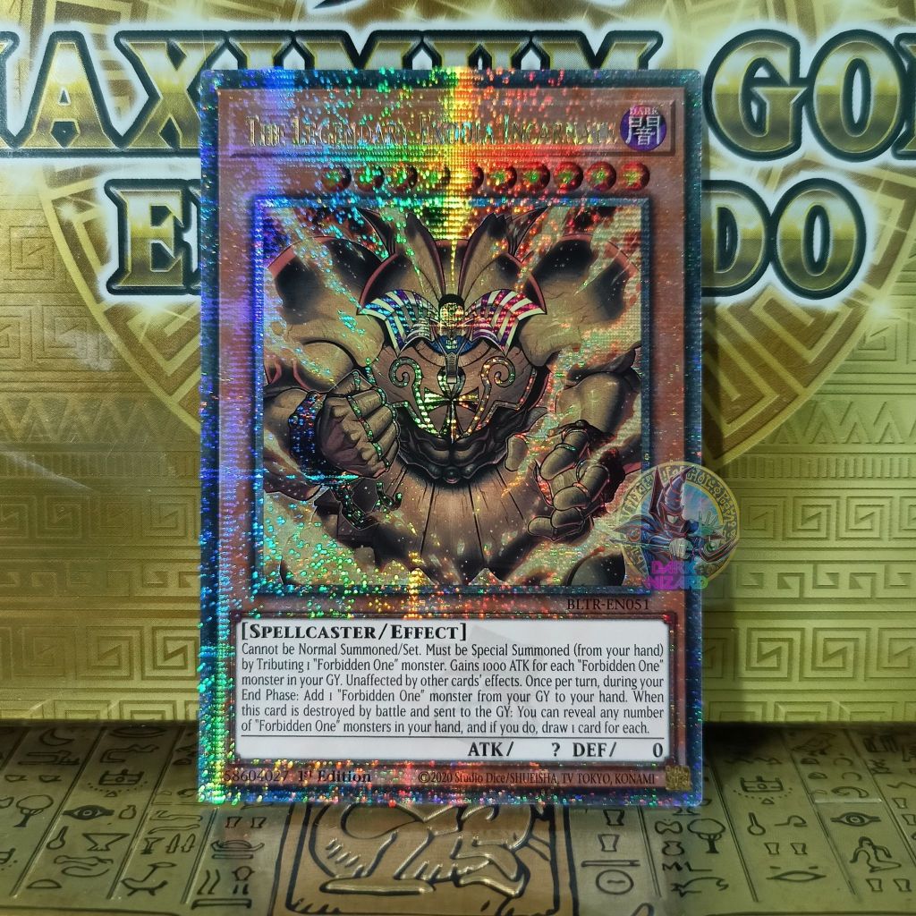 The Legendary Exodia Incarnate – BLTR-EN051 – Quarter Century Rare [Thẻ ...
