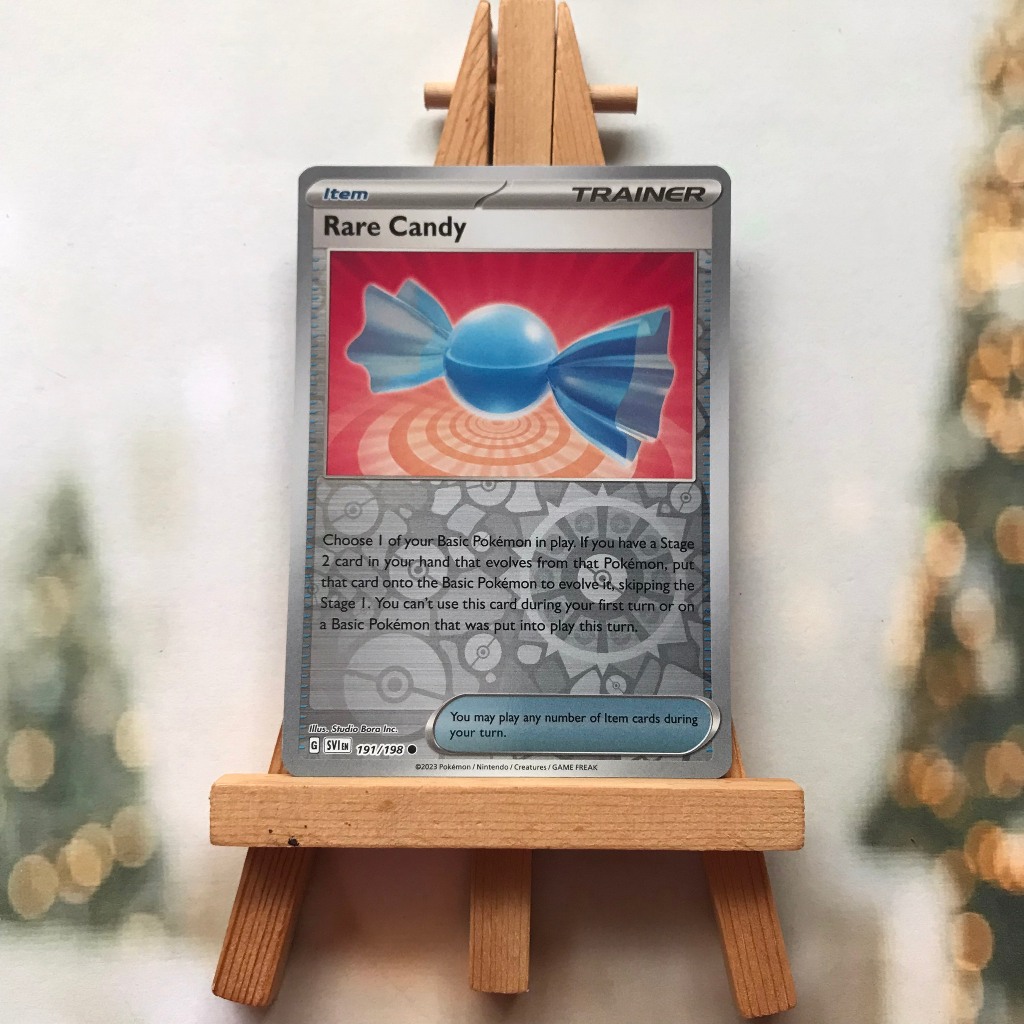 Thẻ hình Pokemon Rare Candy 191/198 - Lá bài lẻ Reverse Holo tiếng Anh ...