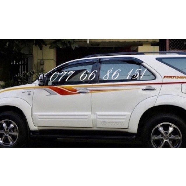 Tem Dán Sườn Xe Fortuner, Innova, Land Cruiser | Shopee Việt Nam