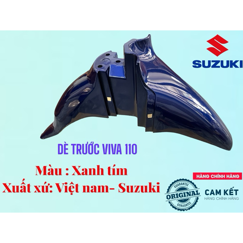 Dè trước viva 110 màu xanh tím phụ tùng suzuki zin chính hãng | Shopee ...