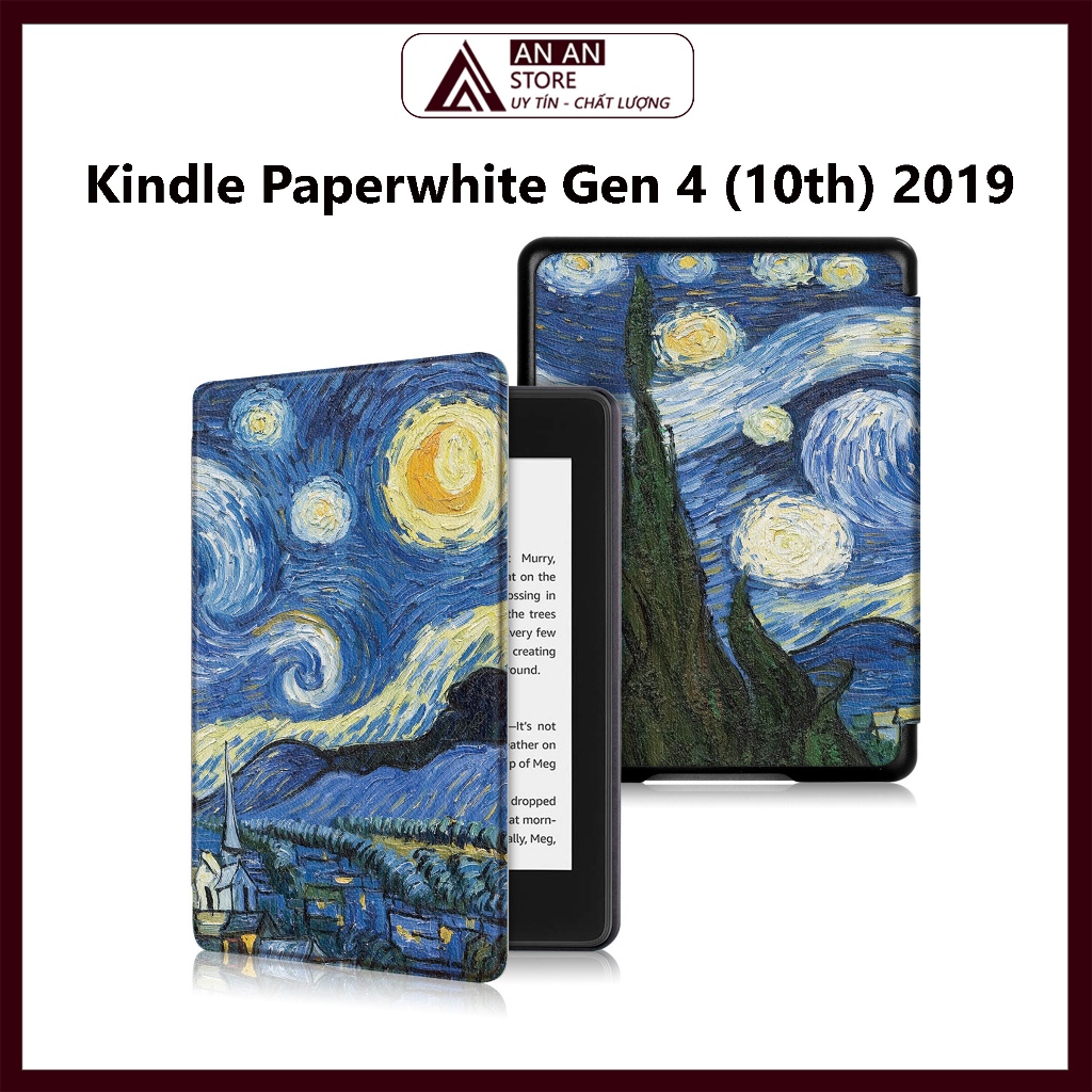 Bao Da Kindle Paperwhite Gen 4 (10th) 6 Inch 2019 Họa Tiết Cover Máy ...