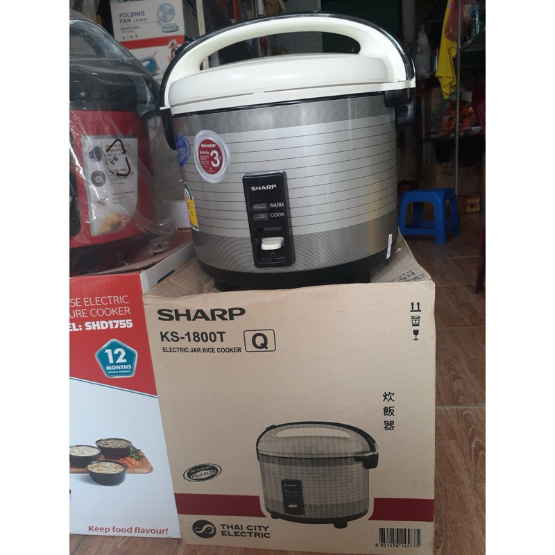 Nồi Cơm Điện Sharp KS-1800T dung tích 1,8 Lít,Hàng Chính Hãng Thái Lan ...