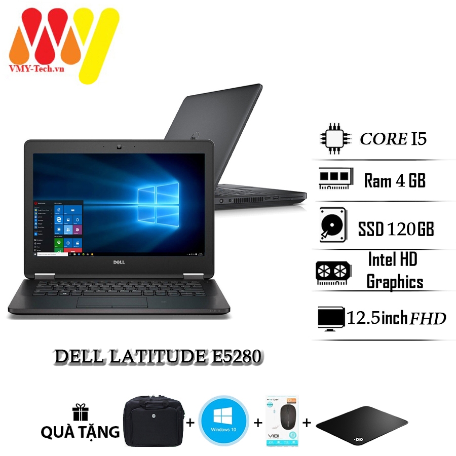 Dell Latitude 5280, Laptop Dell E5280, Core i7-7600U/8GB/256GB SSD/12 ...