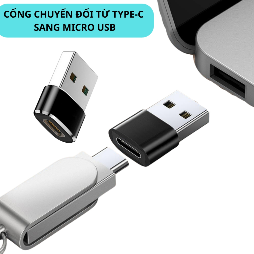 Cổng chuyển đổi từ Type-C sang Micro USB, Bộ chuyển đổi usb sang TypeC ...