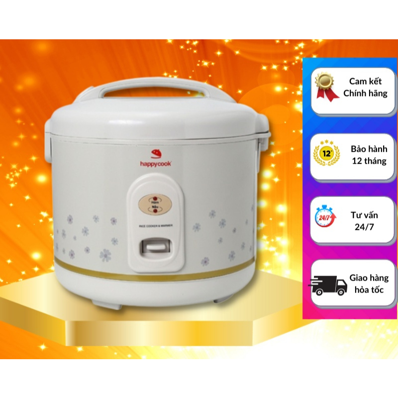 Nồi Cơm Điện Happy Cook Cao Cấp HC300 3 Lít ( HC180, HC200,HC300), Bền ...