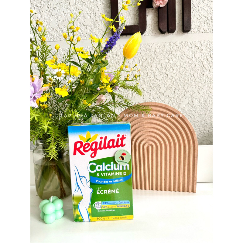 [ HÀNG AIR ] DATE 6/2025 - SỮA BỘT REGILAIT CALCIUM HỘP GIẤY CỦA PHÁP ...