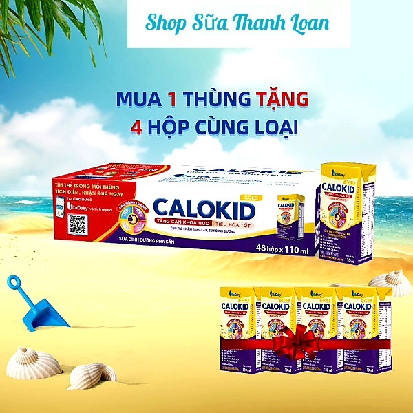 [HSD T6-2025] [Có Thẻ Cào] Thùng 48 Hộp SBPS CALOKID GOLD 110ml ...