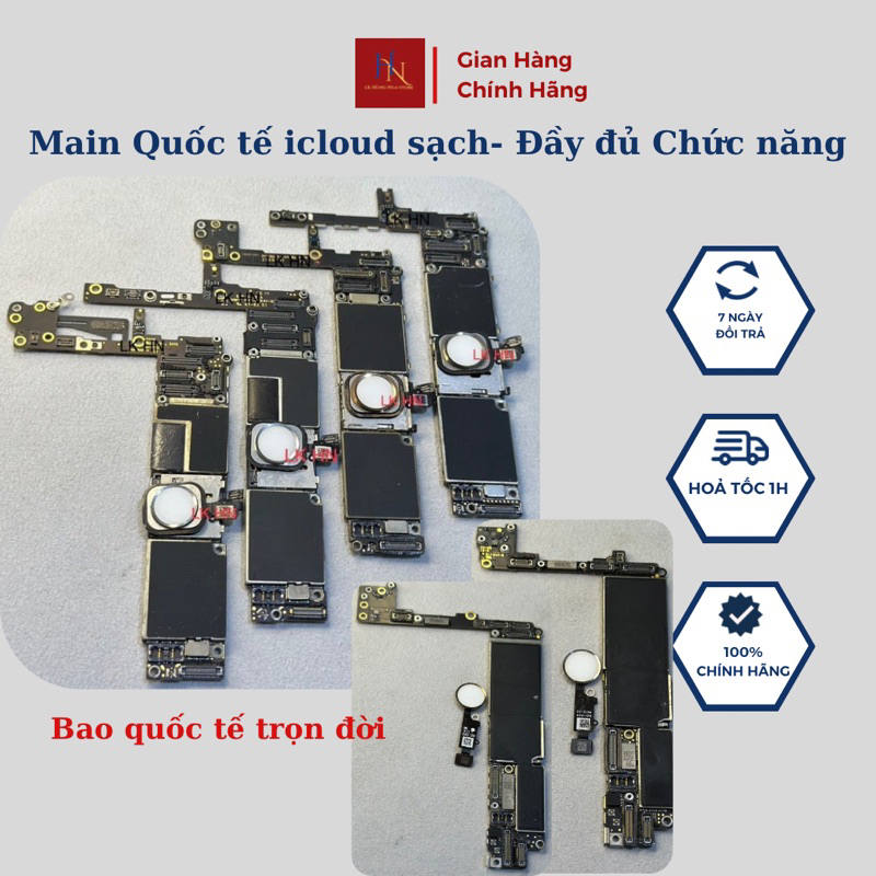 Main Quốc Tế dành cho 6p/6s/6/6Sp Full chức năng, i.cl.o.u.d sạch ...