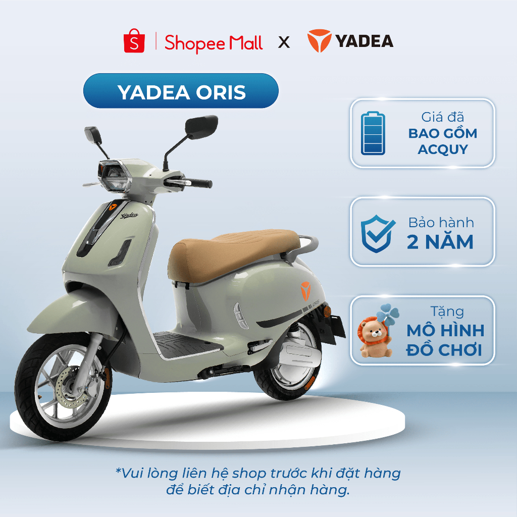 [TRẢ GÓP 0%] Xe Máy Điện YADEA ORIS Phiên Bản 2024 - Xe Điện YADEA ORIS ...