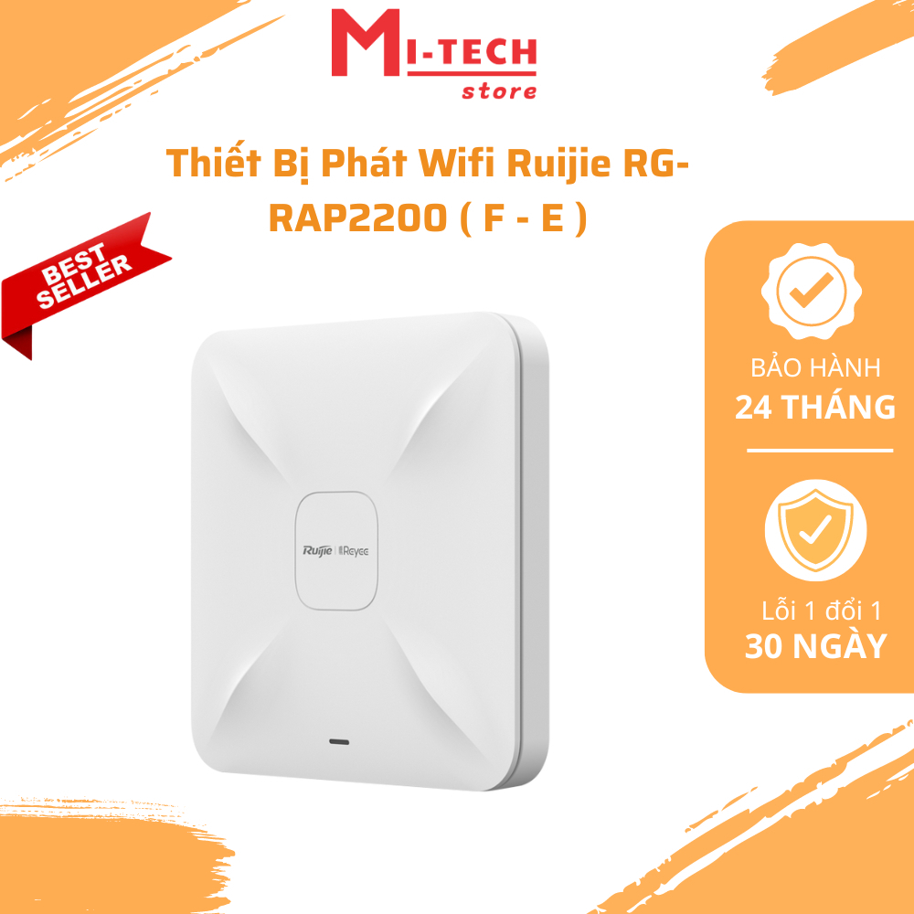 Thiết Bị Phát Wifi Ruijie RG-RAP2200 ( E - F ) Bảo hành 24 tháng ...