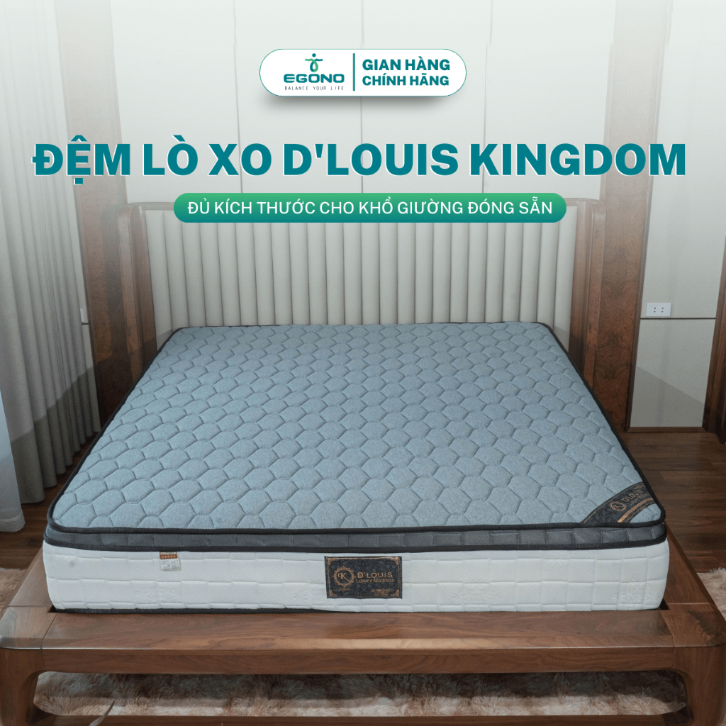 Nệm Lò Xo D'LOUIS KINGDOM Thành Cứng 30CM Giúp Ngủ Ngon - EGONO SLEEP ...