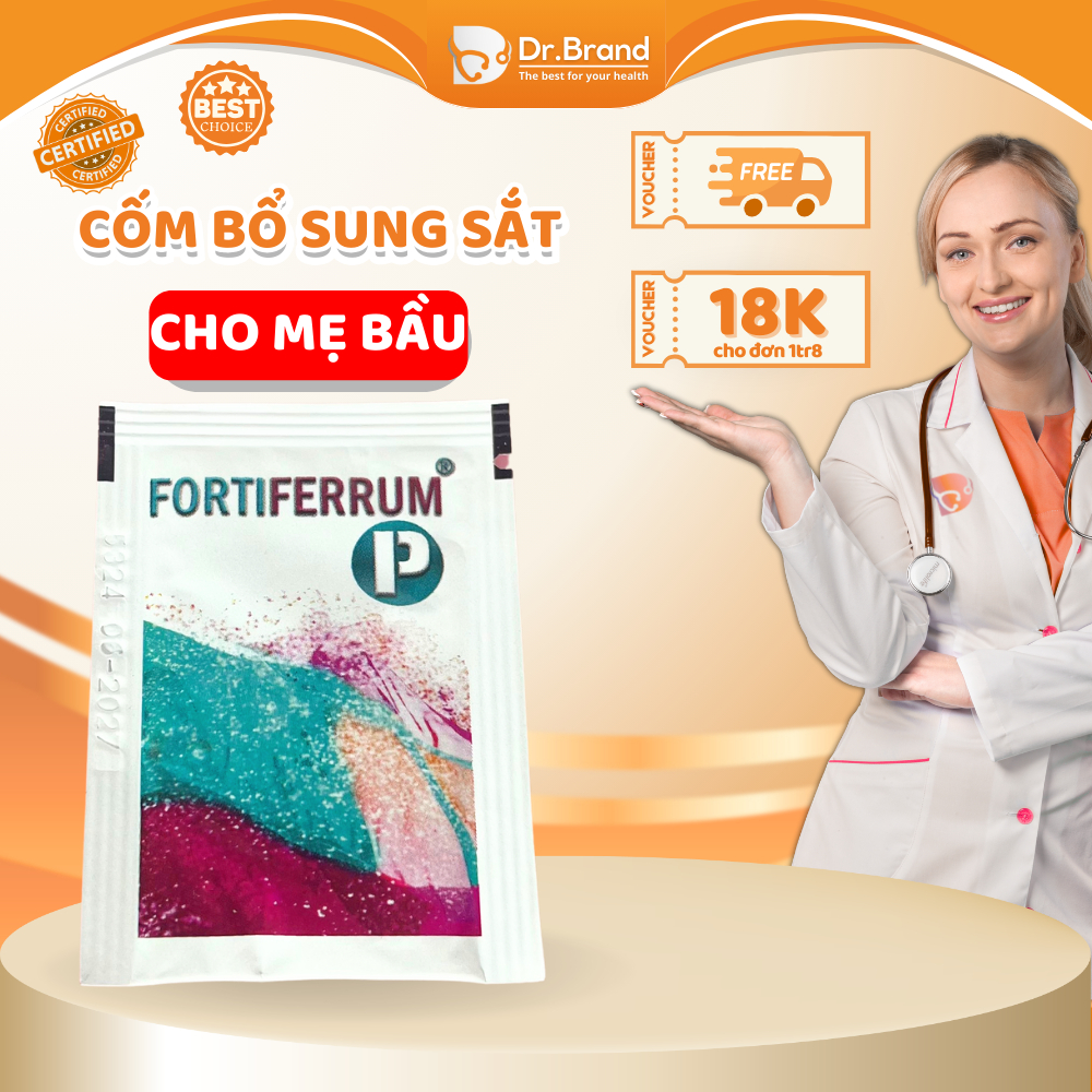 Sắt Cốm Fortiferrum P Bổ Sung Sắt Hữu Cơ Liposome Không Táo Bón Không ...