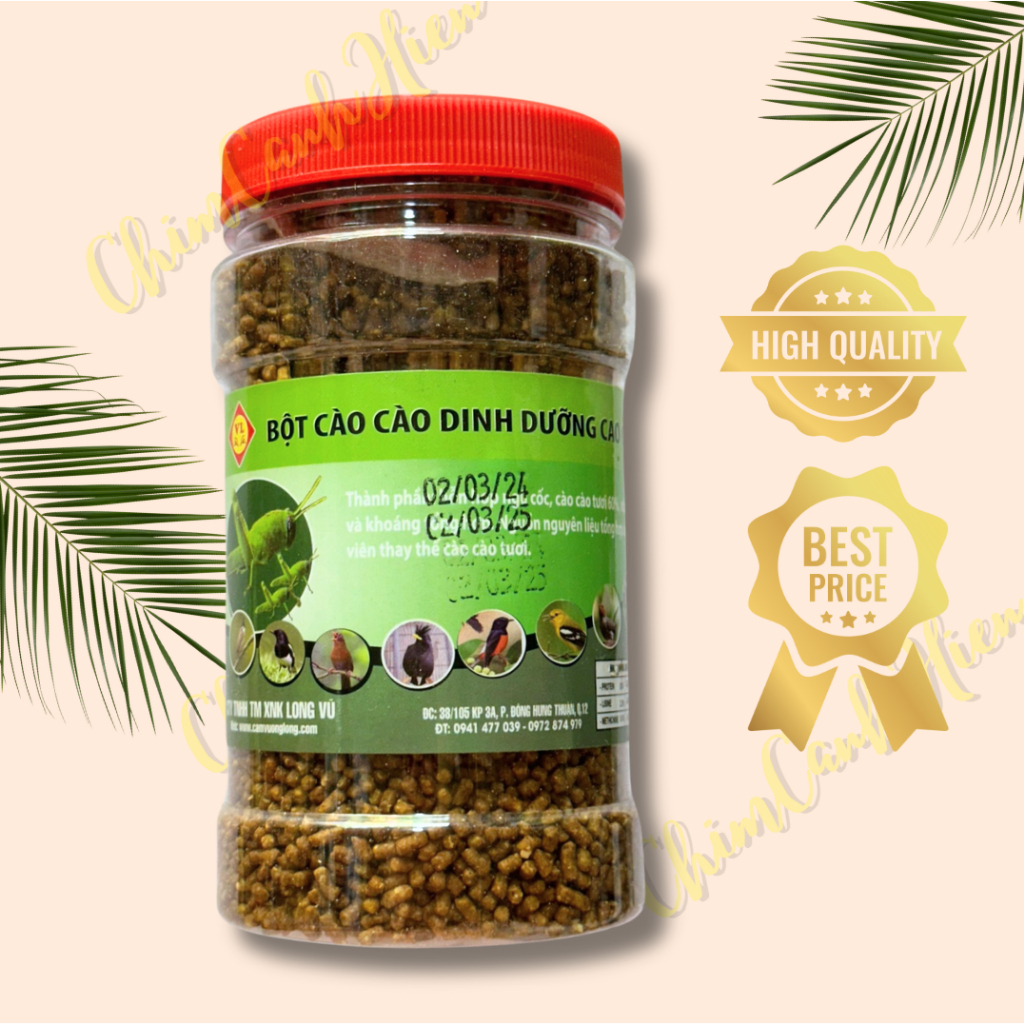 Hạt Cào Cào Dinh Dưỡng Cao Cấp Chim Cảnh Vương Long - 200gr | Shopee Việt Nam