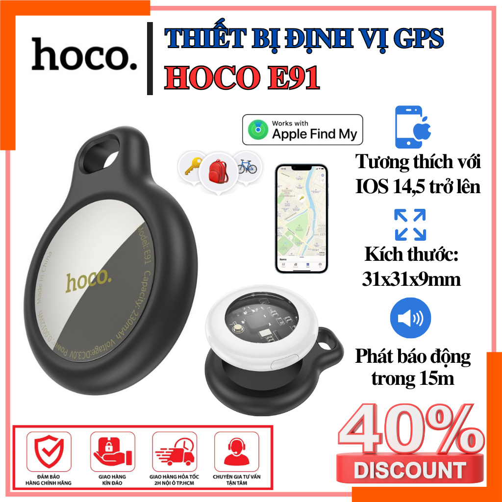 Thiết Bị Định Vị GPS Mini Hoco E91 - Định Vị Không Giới Hạn Khoảng Cách, Pin Trâu 1 Năm | Shopee ...