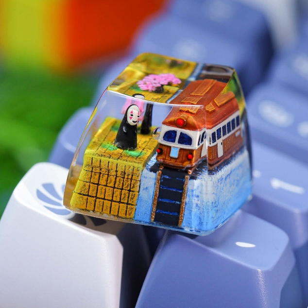 Keycap No Face Studio Ghibli, Nút bàn phím Vô Diện cho bàn phím cơ ...
