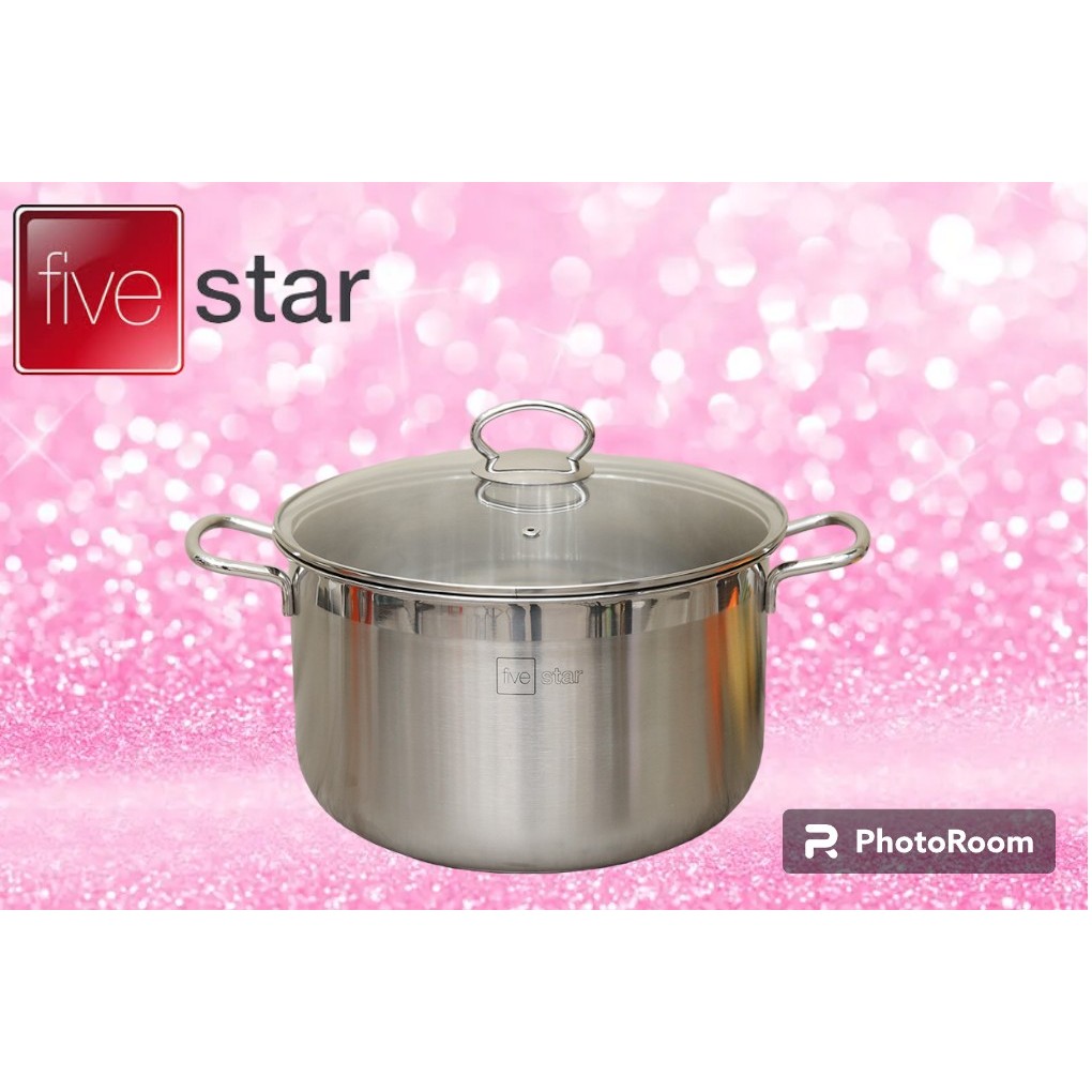 Nồi inox 3 đáy cao cấp five star dùng cho mọi loại bếp | Shopee Việt Nam