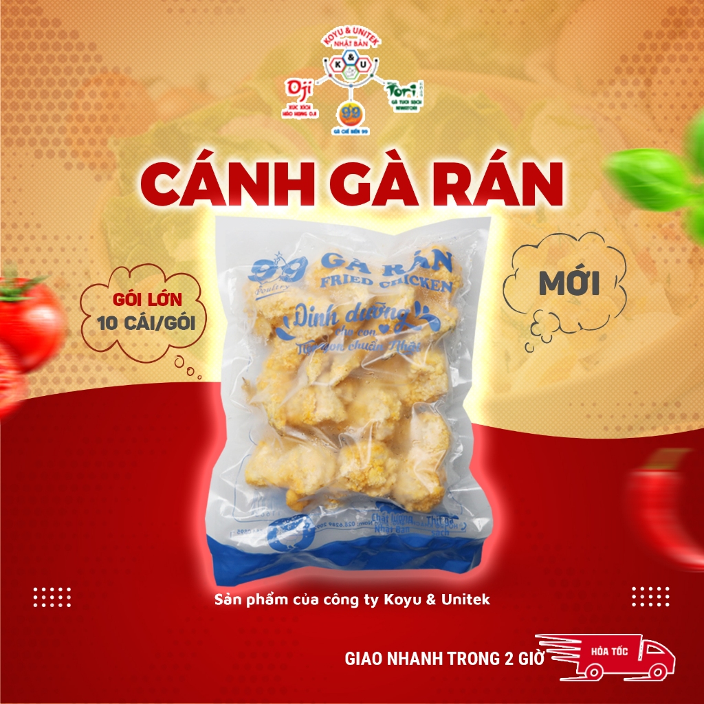 Cánh Gà Rán 99Poultry | Gói Lớn 10 Cái (1,1 – 1,4Kg/Gói) | Shopee Việt Nam