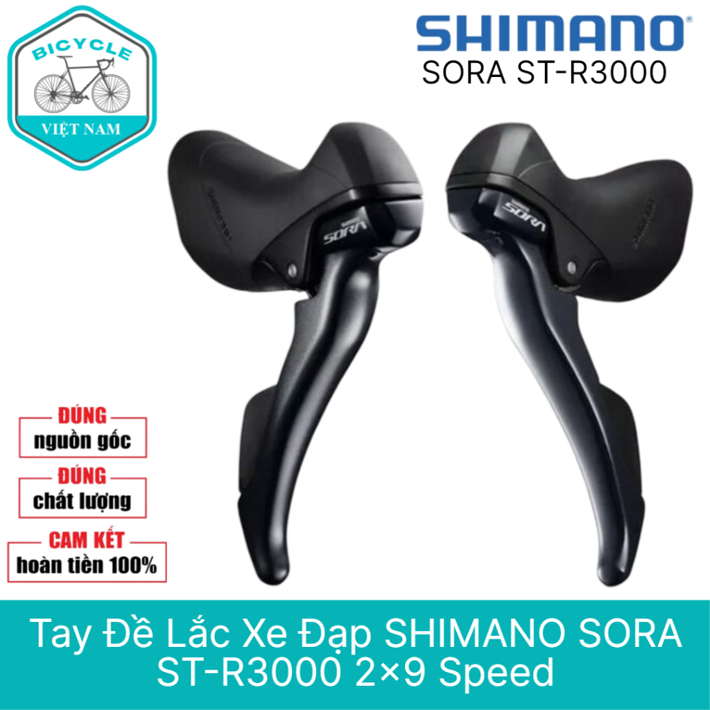Tay Đề Lắc Xe Đạp SHIMANO SORA ST-R3000 2x9 Speed | Shopee Việt Nam