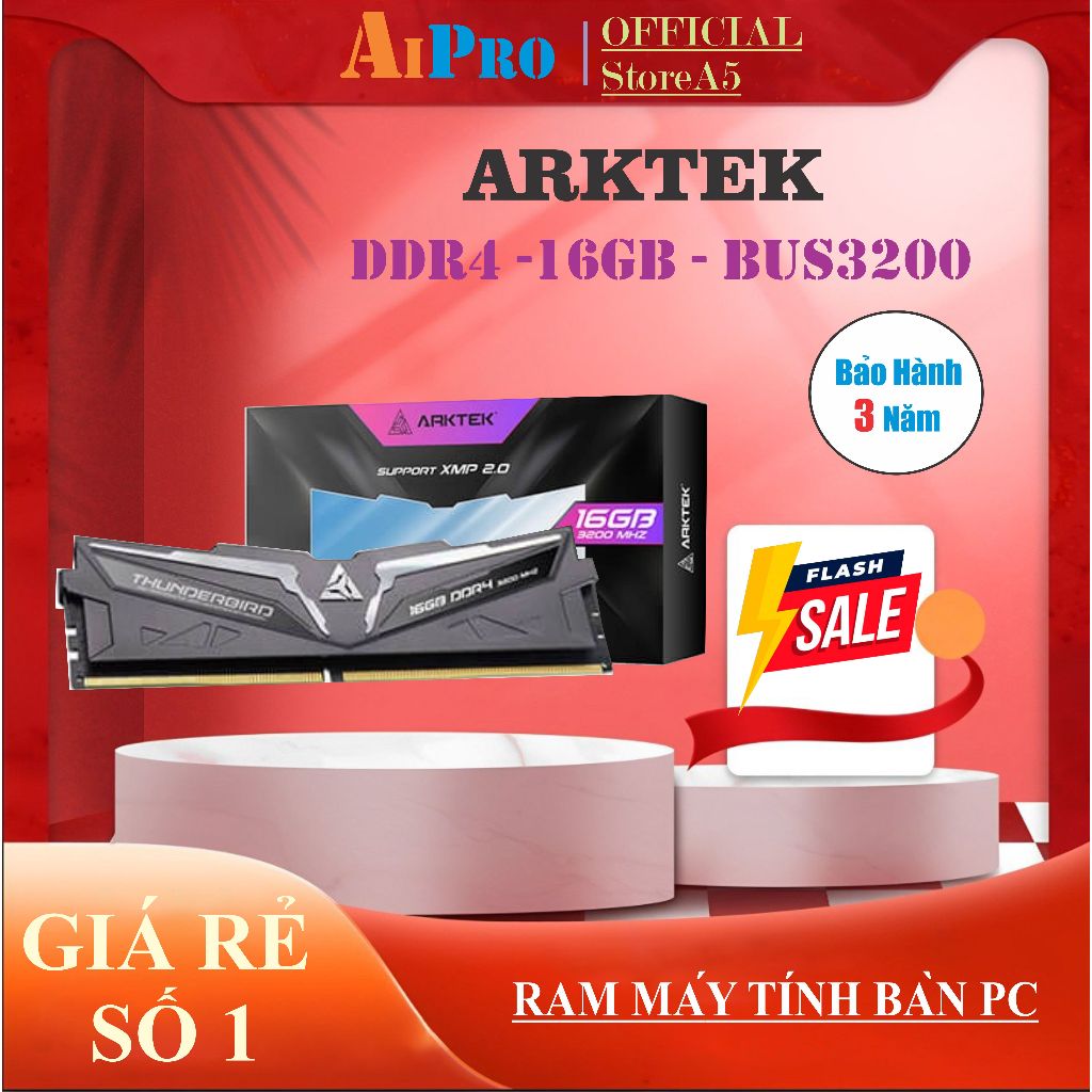 RAM PC DDR4 - 8GB |16GB hãng ARKTEK Bus 3200MHz - Hàng mới chính hãng ...