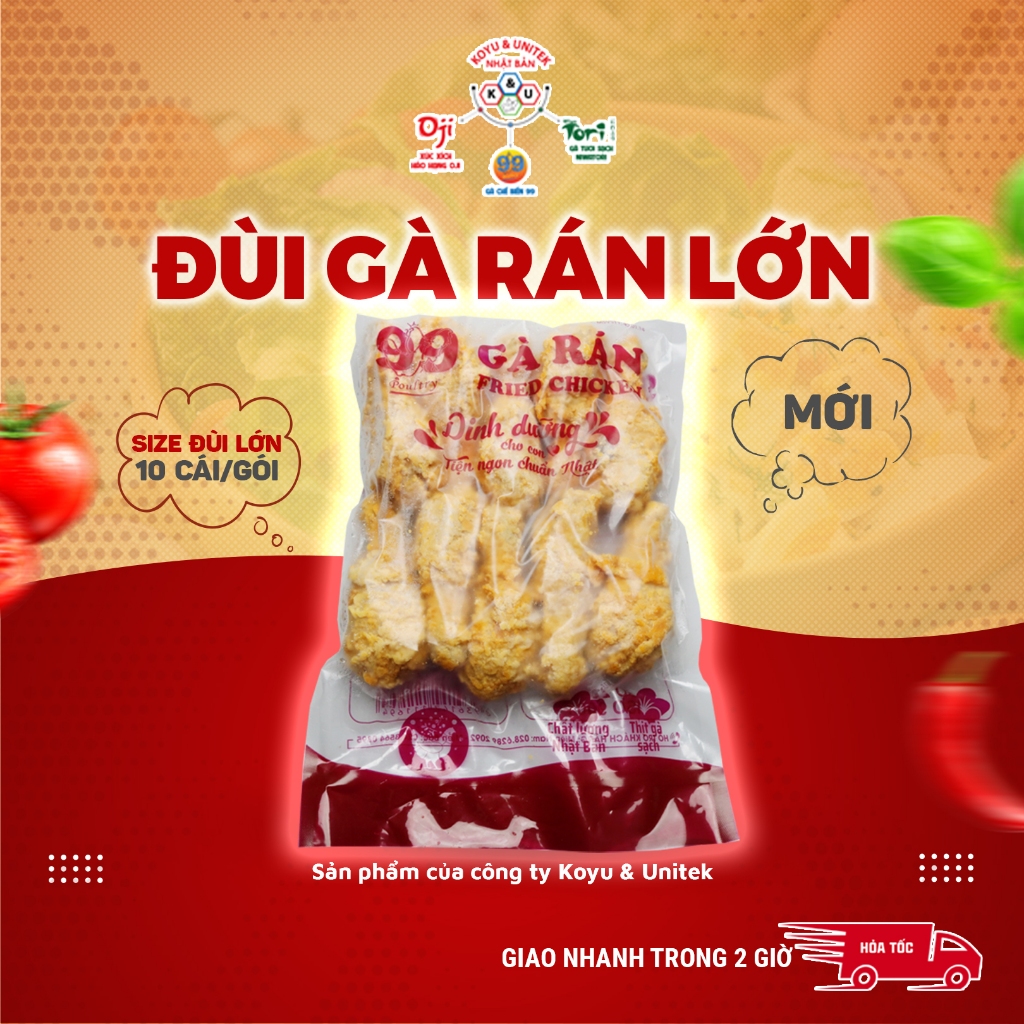 Đùi Gà Rán 99Poultry | Size Lớn 10 Cái (1,3 – 1,5Kg/Gói) | Shopee Việt Nam