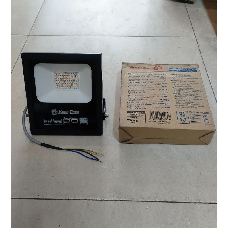 Đèn led chiếu pha 50w CP06 thương hiệu Rạng đông chính hãng | Shopee Việt Nam