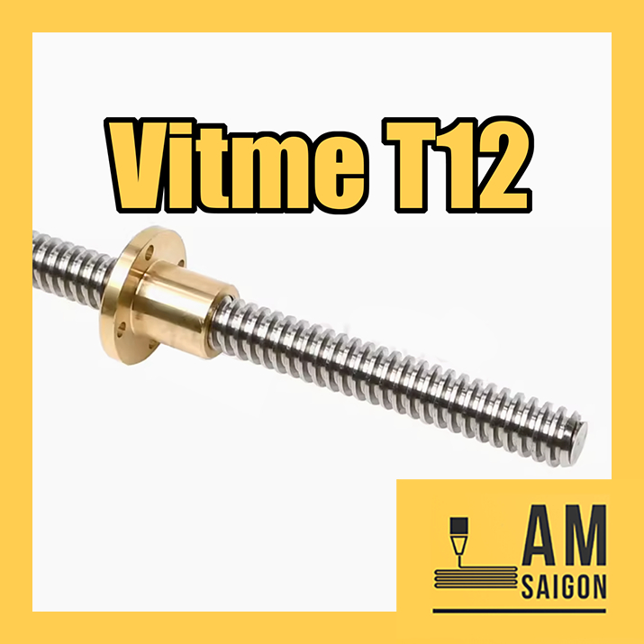 VITME ( trục vít, vít me ) T12 - BƯỚC 2, BƯỚC 8 ĐỦ KÍCH THƯỚC - ĐÃ BAO ...