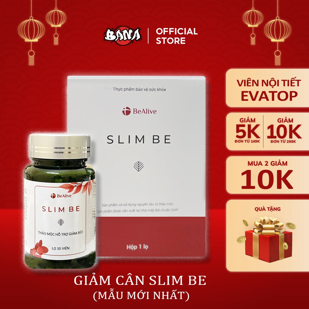 [ TẶNG KÈM DETOX VÀ ĐAI NỊT BỤNG] Giảm Cân Slim Be Chính Hãng Trà Thảo ...