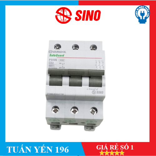 Cầu dao tự động SINO MCB 3P 16A/20A/25A/32A40A/50A/63A/80A/100A Sino ...