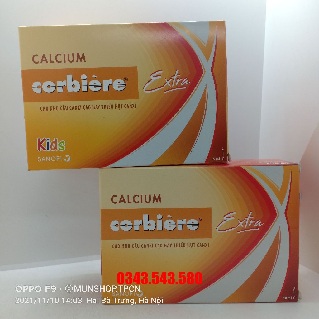CALCIUM corbiere Extra hộp 30 ống | Shopee Việt Nam