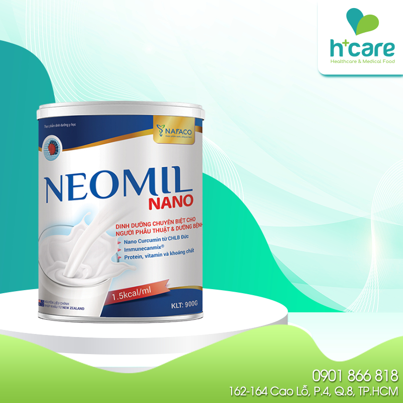 Sữa bột Nafaco Neomil Nano 900g chuyên biệt cho người sau phẫu thuật và dưỡng bệnh | Shopee Việt Nam